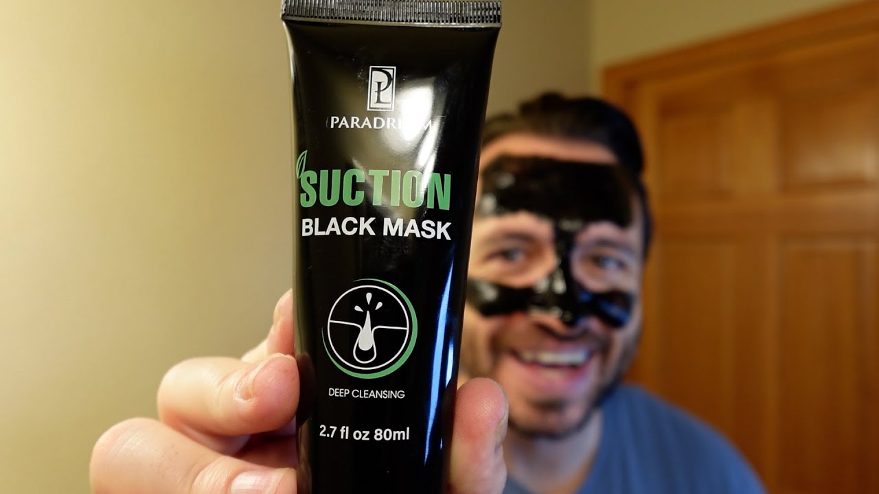 How to Do a Charcoal Face Mask - Demo and Review of Suction Black Mask ...