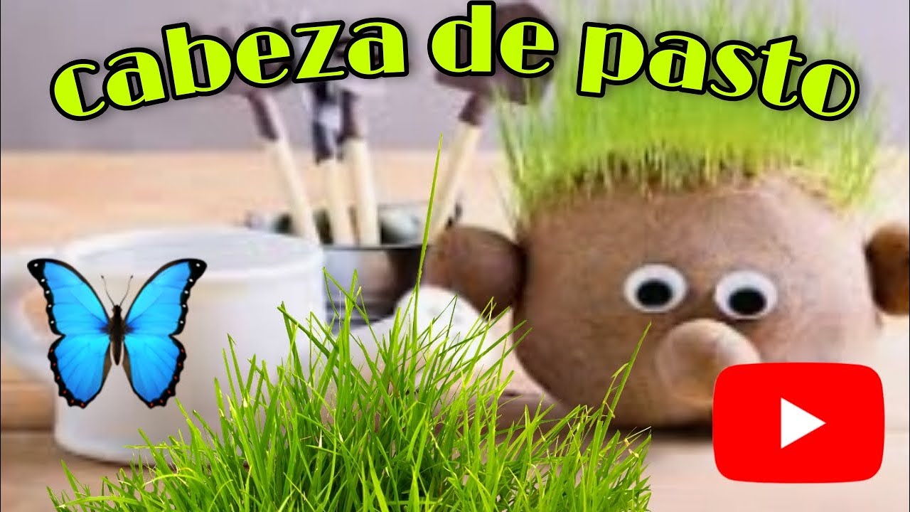 ¿Cómo hacer una cabeza de pasto?/tutoriales surim - YouTube