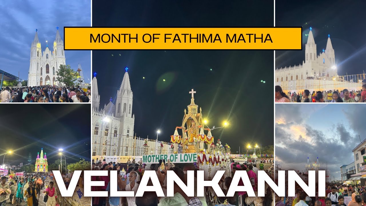 THE MONTH OF FATHIMA MATHA #velankanni #feast #trendingstatus #jesus # ...