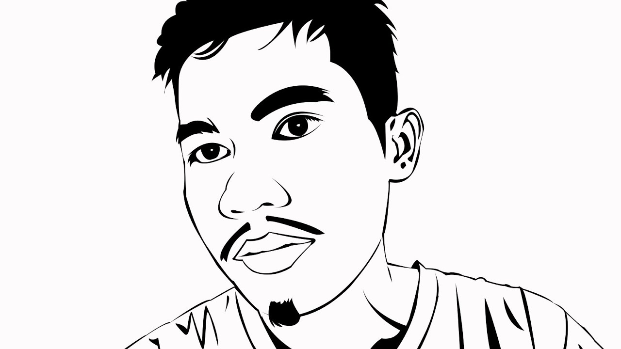 Tutorial Line Art Adobe Photoshop CS6 - YouTube