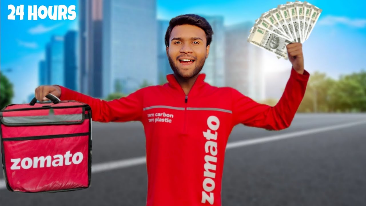 Working 24 Hours As a Zomato Rider - YouTube