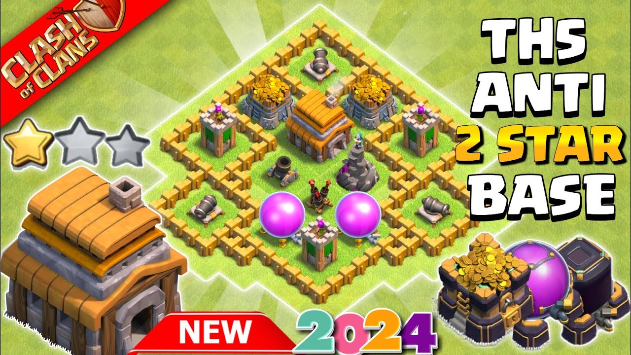 New Town hall 5(Th5) Base | Town hall 5(Th5) Farming/Trophy/Pushing ...