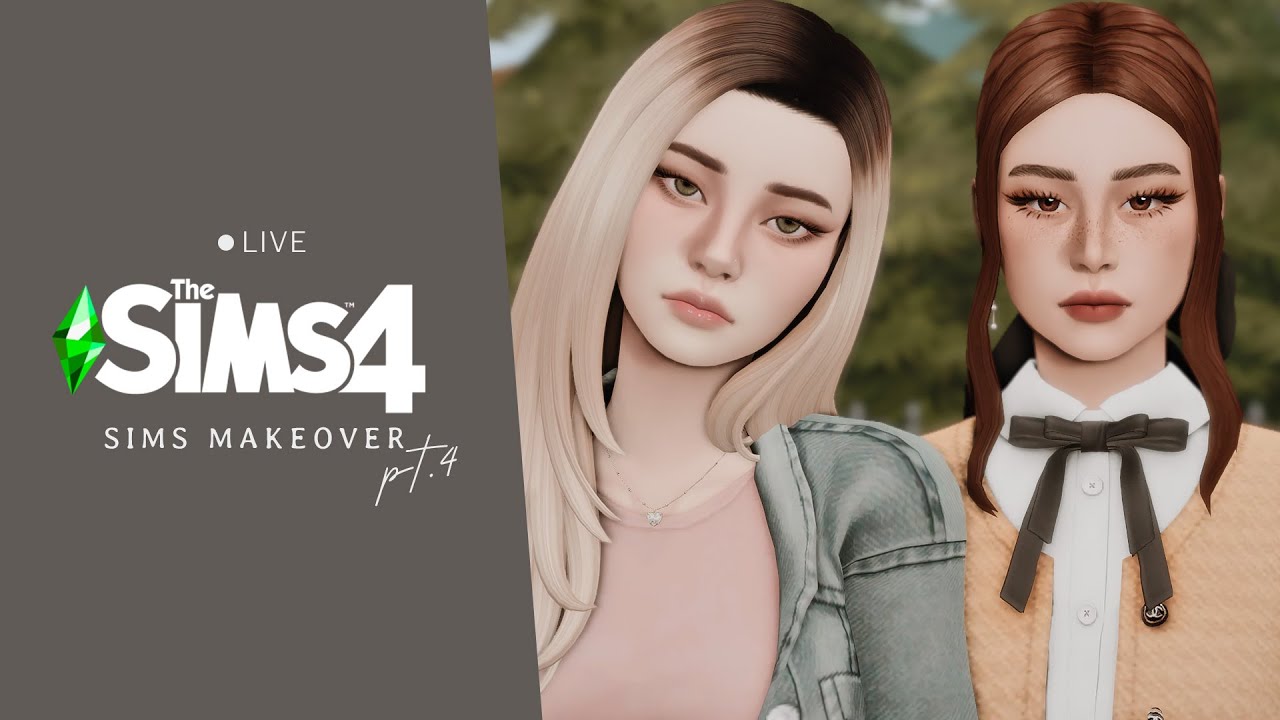 🔴 live┊les doy cambios de look a sus sims! pt.4 # ...