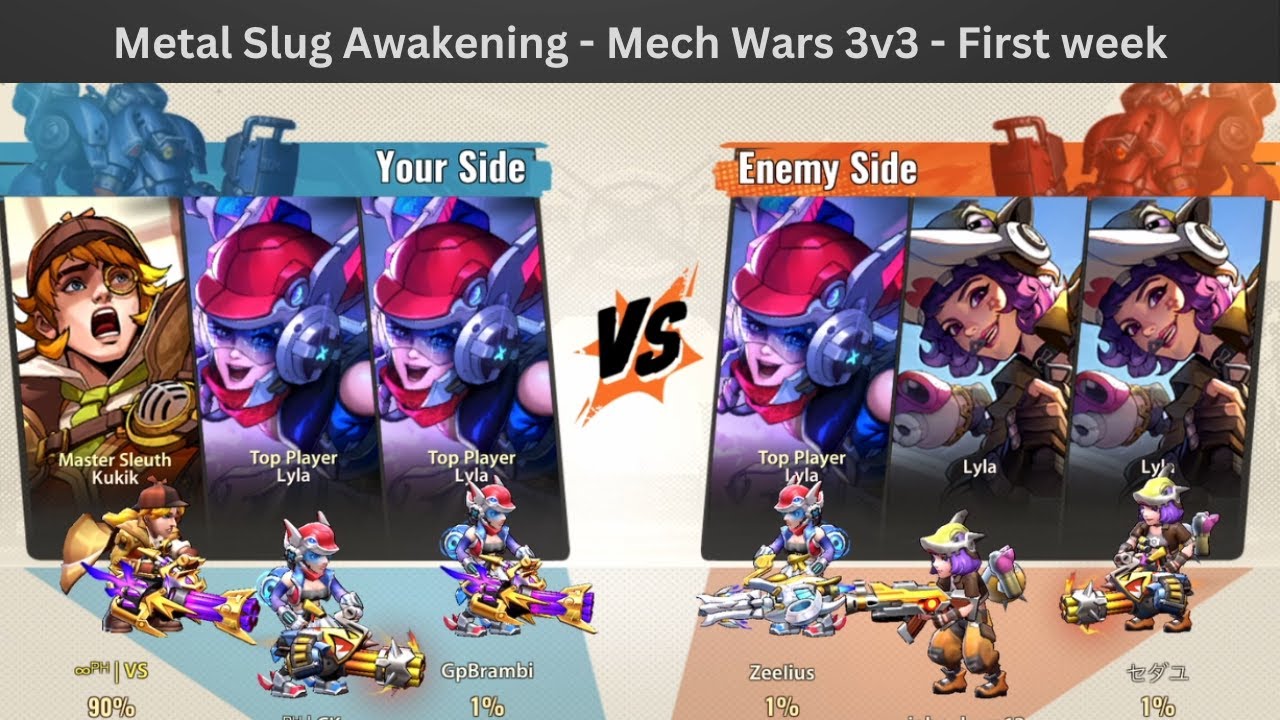 Metal Slug Awakening | Mech Wars 3 v 3 1st week | 1080p 60fps - YouTube