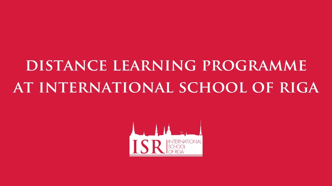 Distance Learning Programme at ISR - YouTube
