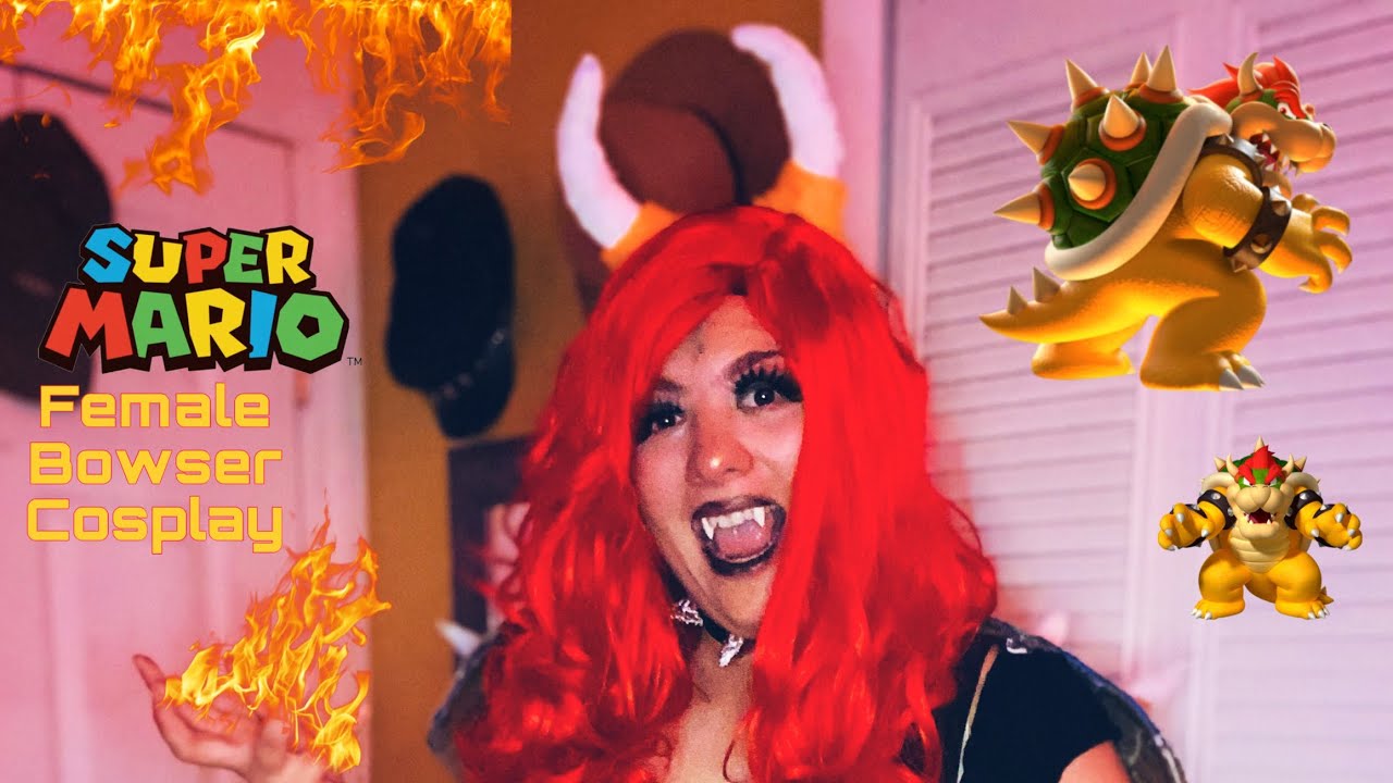 Making Female Bowser Cosplay 🔥🔥 #tiktok #cosplay #supermariobros # ...