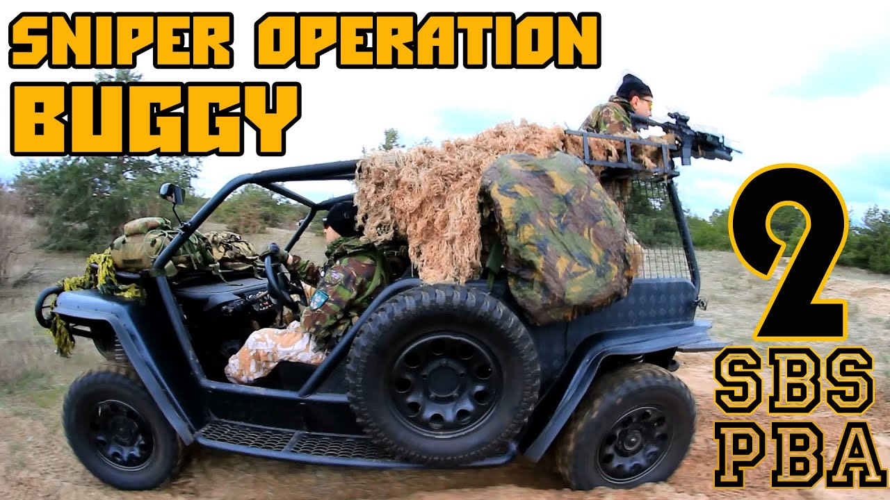 British SBS military buggies Fantom - Sniper Operation - YouTube