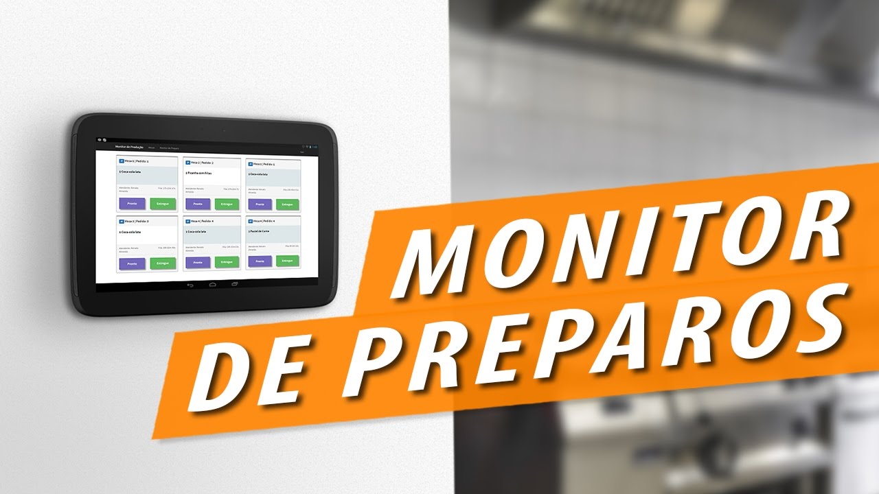 Monitor de Preparos e Telas para Cozinhas em Bares e Restaurantes - YouTube