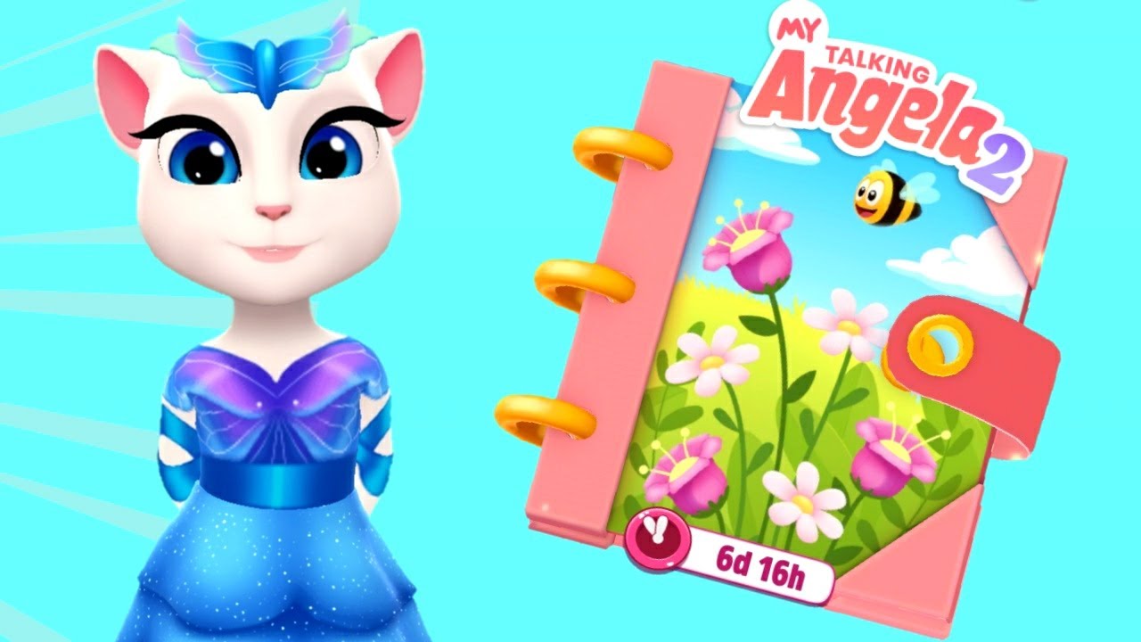My Talking Angela 2 Spring Sticker Book Gameplay Walkthrough Episode ...
