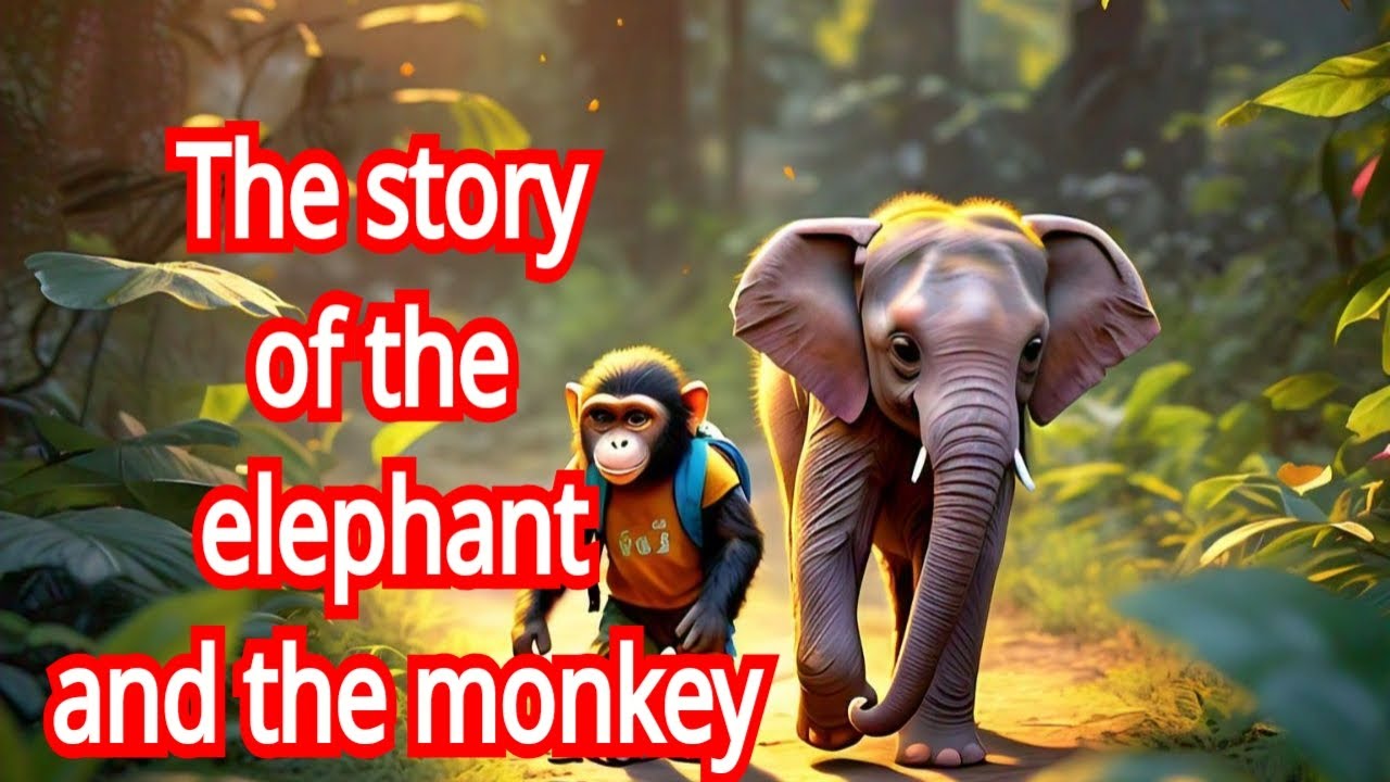The story of the elephant and the monkey | bedtime stories | Moral ...