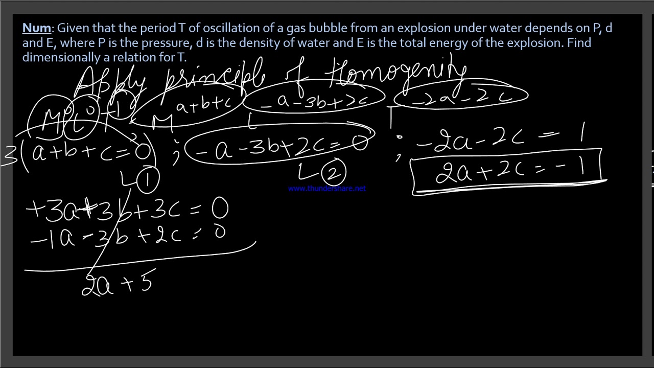 Lecture-9; Part 2; Numerical on based on physical quantities - YouTube