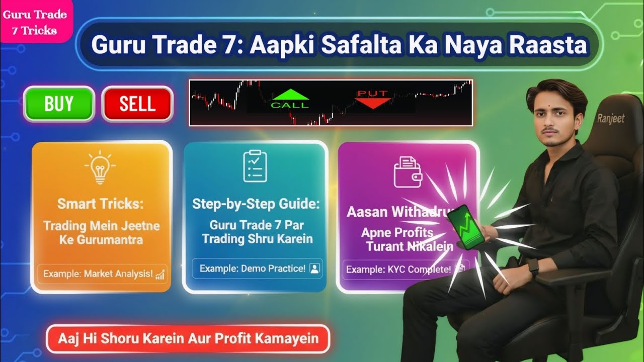 Guru Trade 7 Full Guide for Beginners | Withdrawal Tak Ka Safar | Best ...