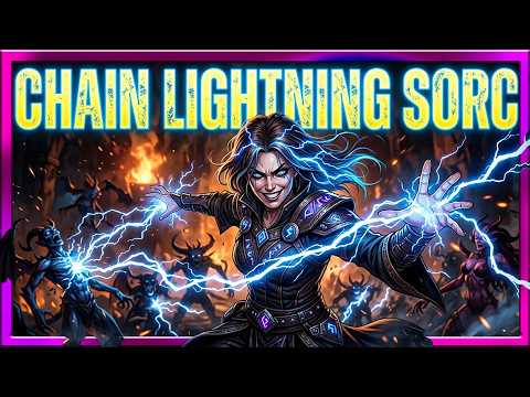 Diablo 4 Updated Chain Lightning Build Guide Easy Pit 100+ Sorceress Build Diablo IV Lord of Hatred