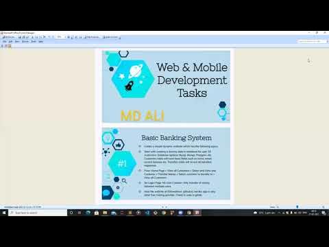 Basic banking system using html css and Java script - YouTube