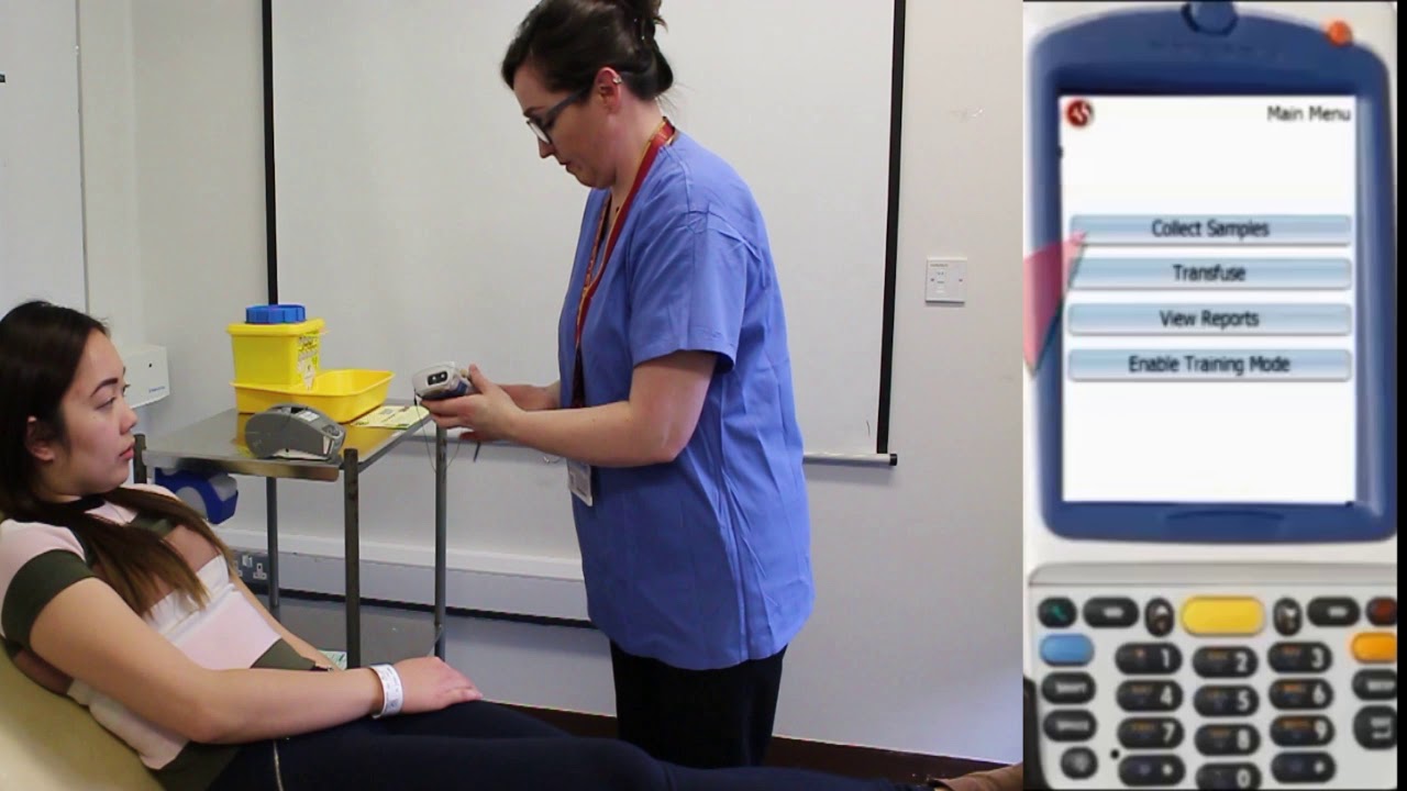 BloodTrack Type & Screen Sampling - YouTube