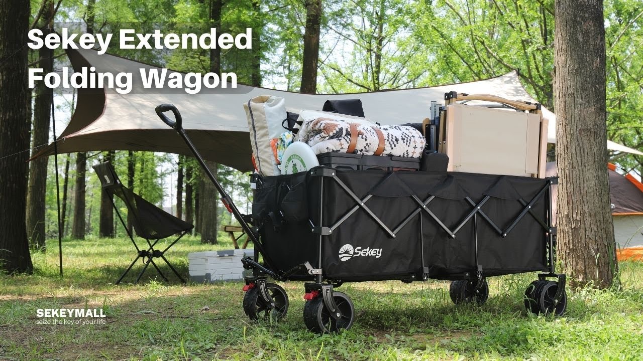 Sekey 4013 Extended Collapsible Folding Wagon Instruction - YouTube