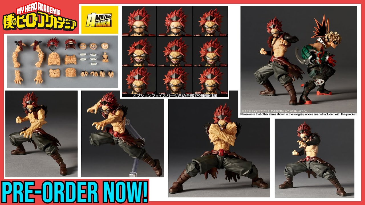 My Hero Academia Amazing Yamaguchi Red Riot Eijiro Kirishima Revoltech ...