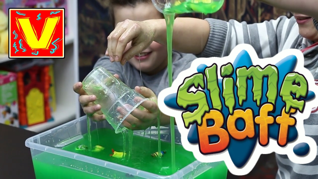 10 KG DI SLIME BAFF - giochi per bambini, melma verde, schifosa e ...