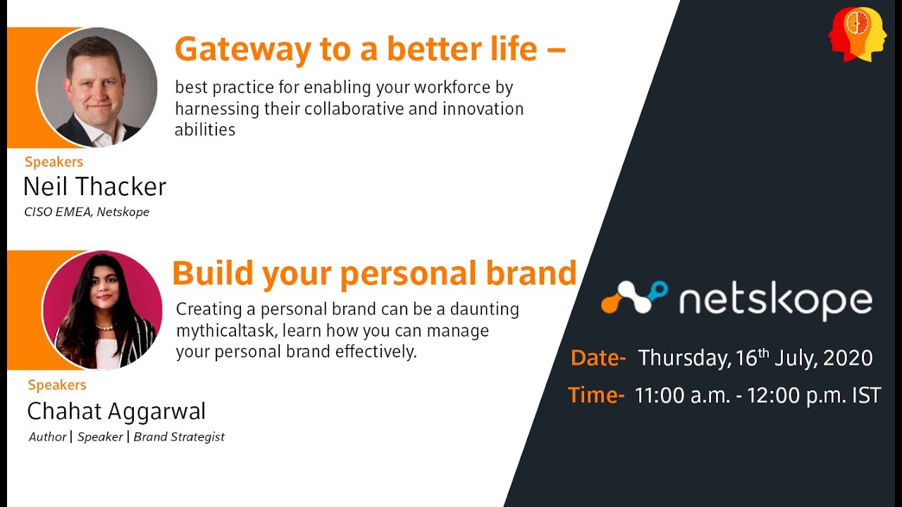 Neil Thacker from Netskope speaking on Cyber Security and Chahat ...