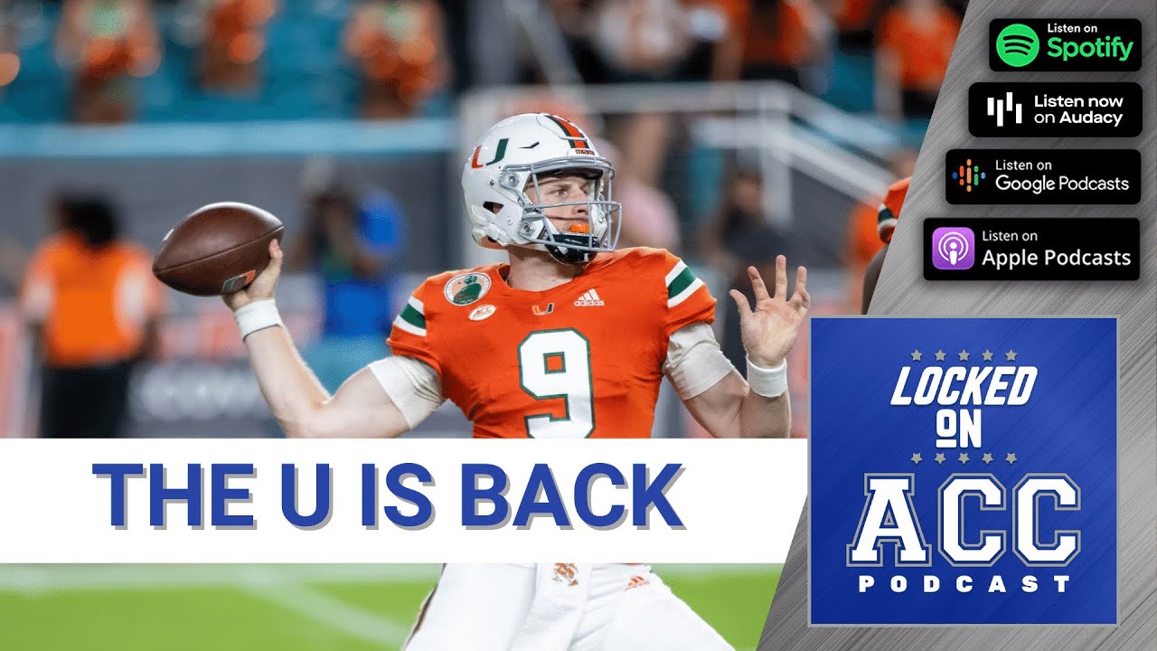 The U Is Back: Why Miami Football Will Win the Coastal But NC State ...