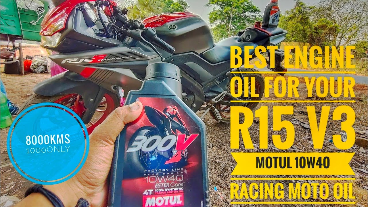 Best engineoil for Yamaha R15 V3/Yamaha R15V3 Engineoil change # ...