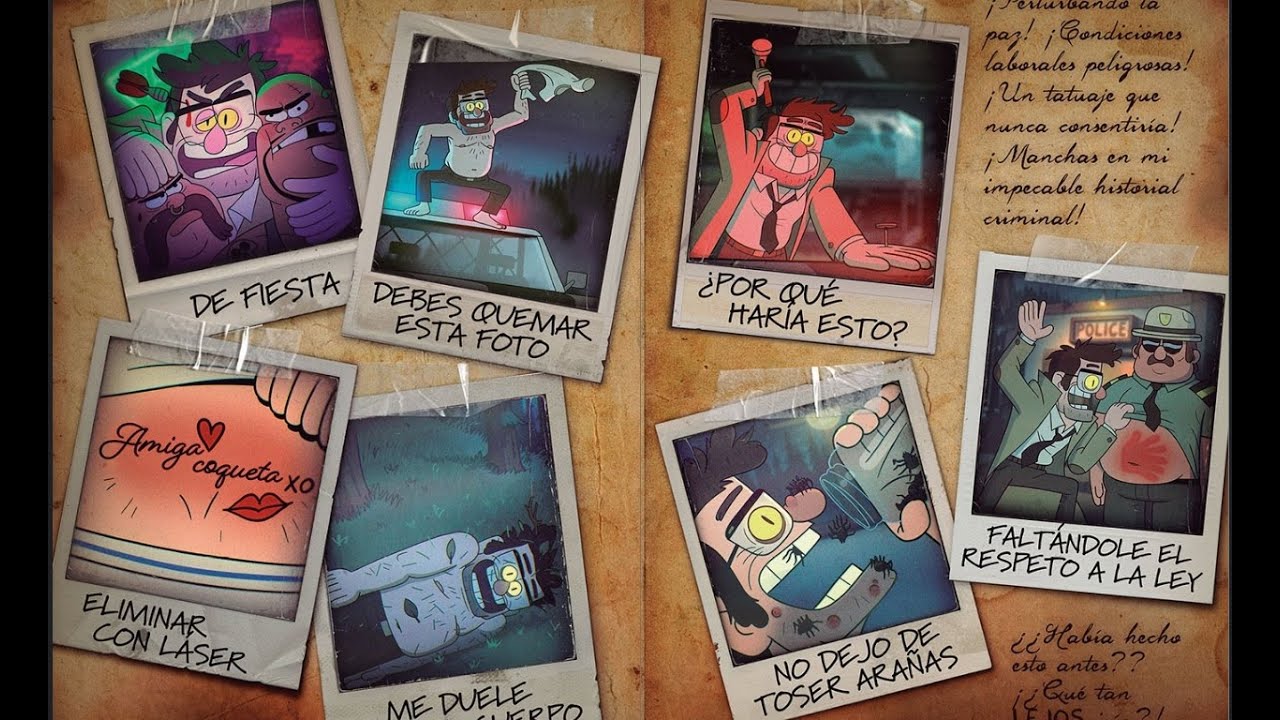 Gravity Falls Libro de Bill Cipher en Español Latino Revision, Teorias ...