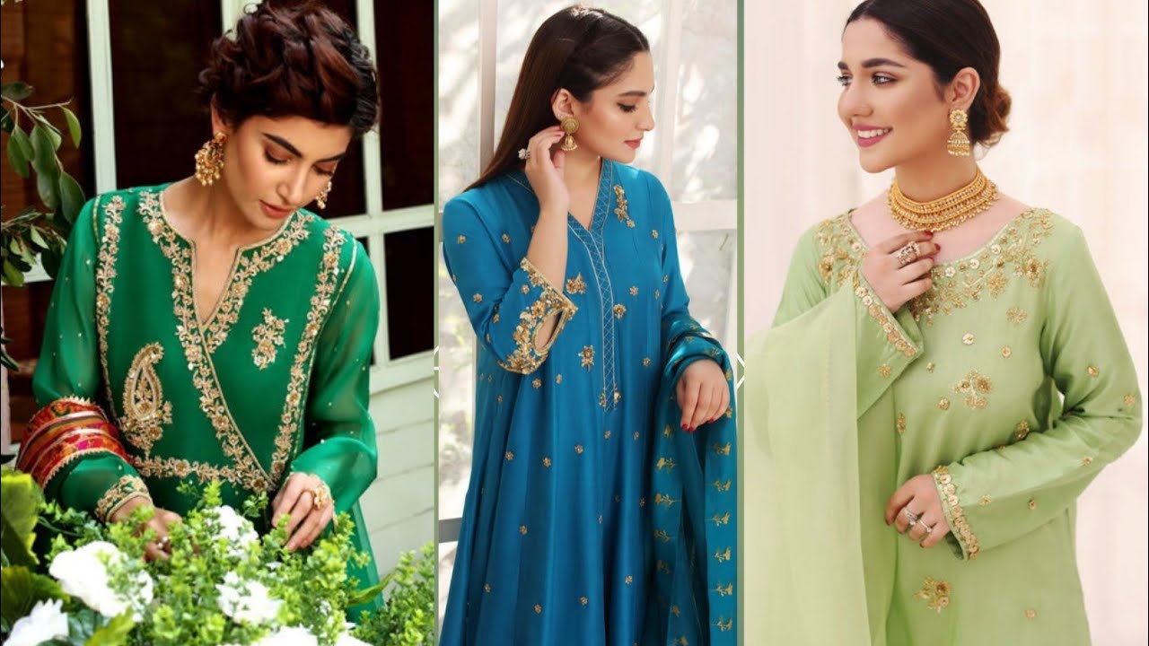 Handmade fancy dress designs /party wear dress designs ideas - YouTube