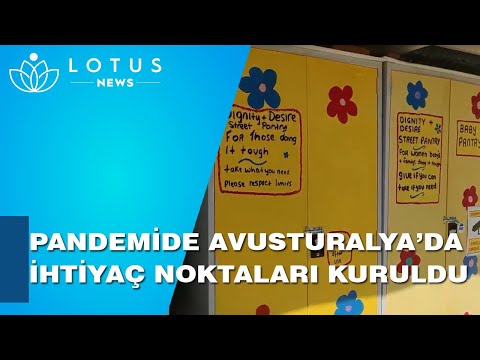 PANDEMİDE AVUSTURALYA’DA İHTİYAÇ NOKTALARI KURULDU