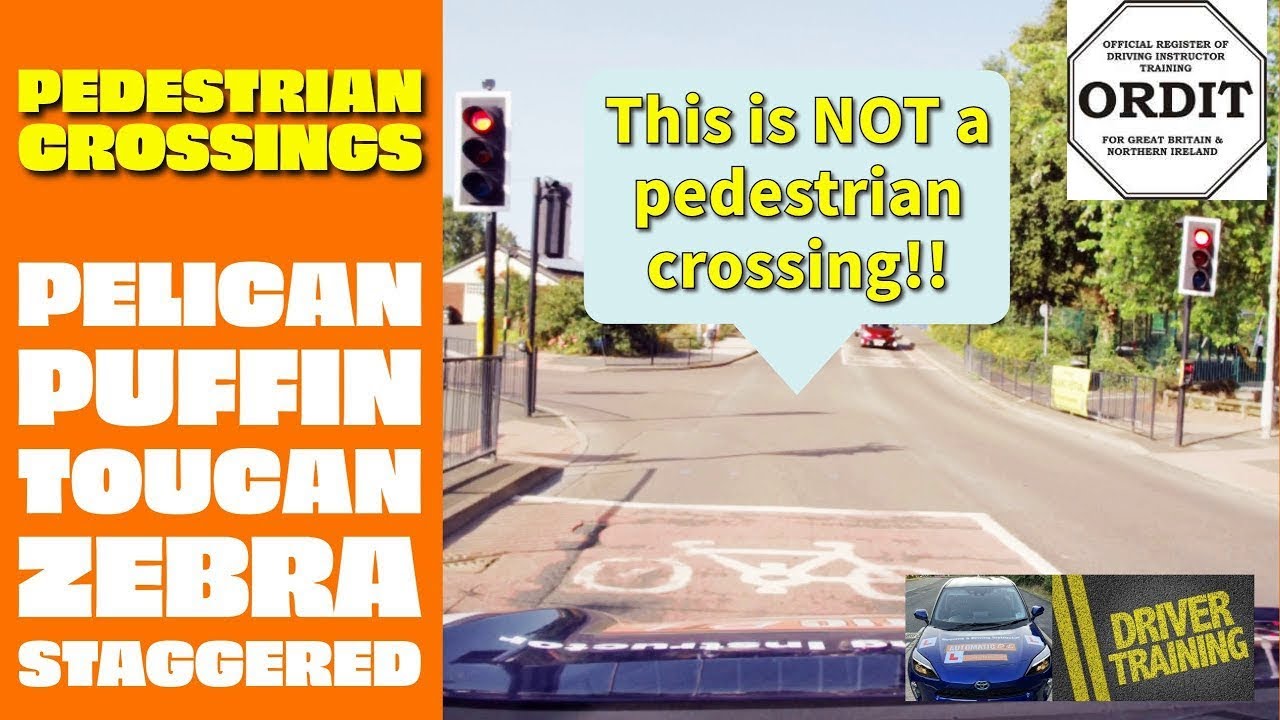 How to Drive safely at Pedestrian Crossings - Tips & Tricks - YouTube