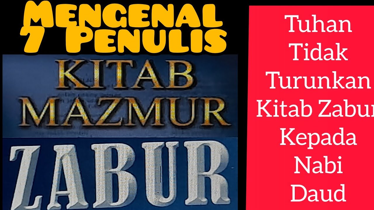 Mengenal 7 Penulis Kitab Mazmur (Zabur) - YouTube