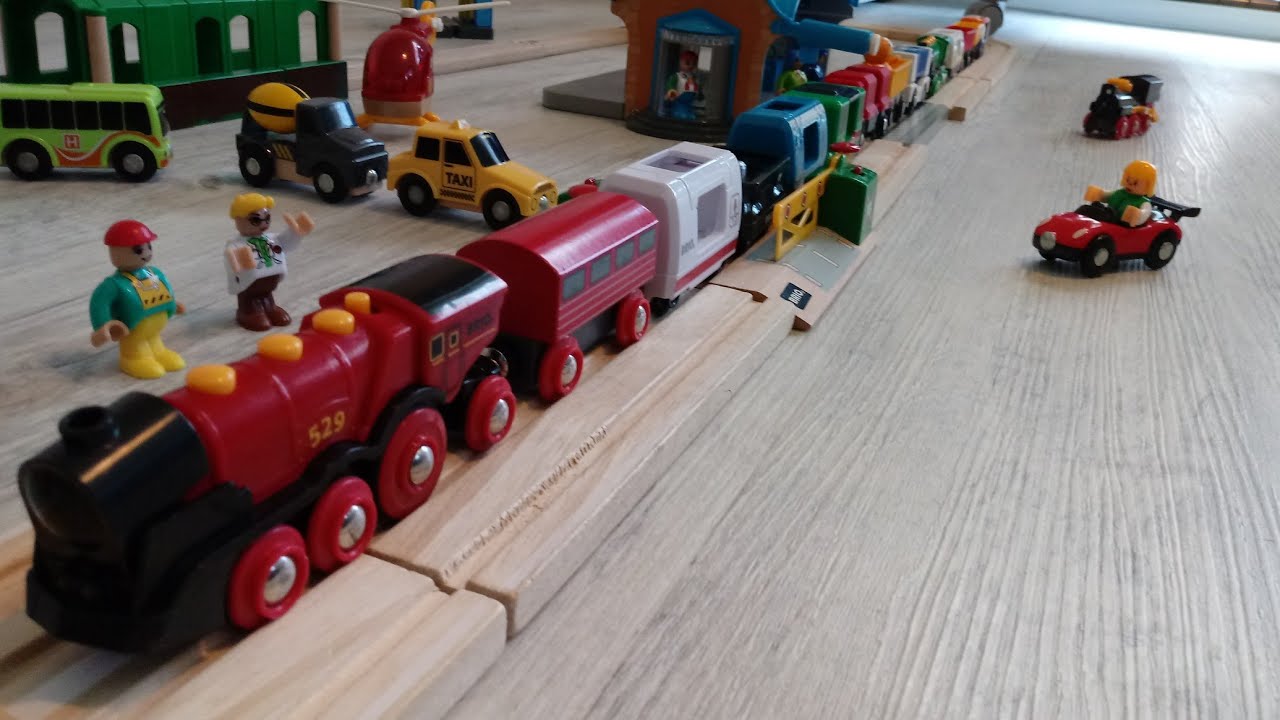 Brio Zug RIESENGROß - Die längste Lok der Welt? Dampflok Zug - YouTube