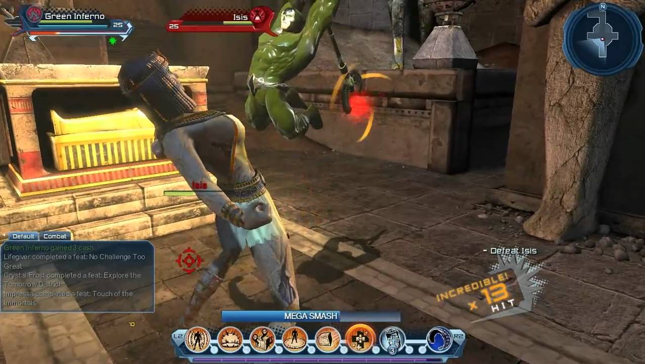 Green vs Isis/Faust (DCUO) - YouTube