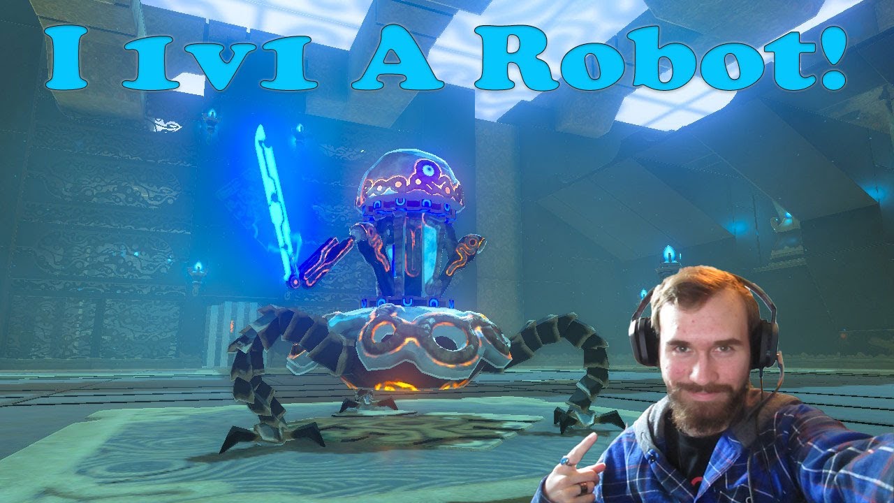 I 1v1 A Robot! - The Legend of Zelda Breath of the Wild Walkthrough ...