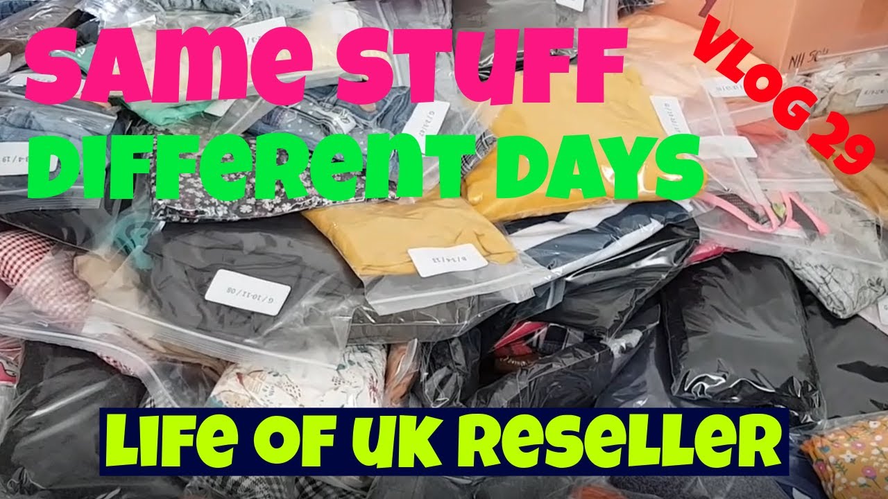 Vlog 29. Same stuff, different days. Reselling on Ebay - YouTube