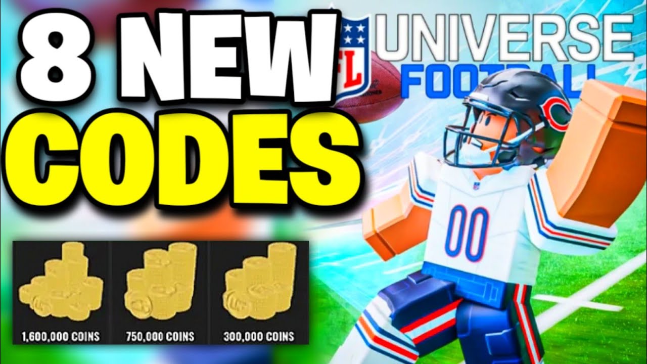 *NEW* UNIVERSE FOOTBALL CODES 2024! ROBLOX UNIVERSE FOOTBALL CODES ...