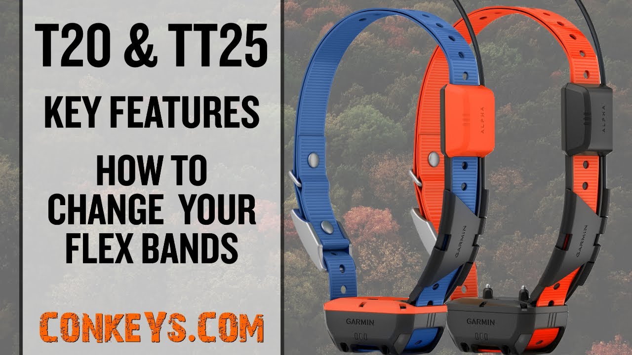 NEW Garmin TT25 & T20 Features - How to change your Flex Bands - YouTube