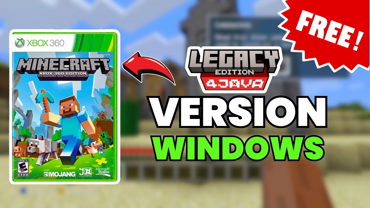 INSTALAR MINECRAFT LEGACY PARA WINDOWS 💻 (NOSTALGIA) - YouTube