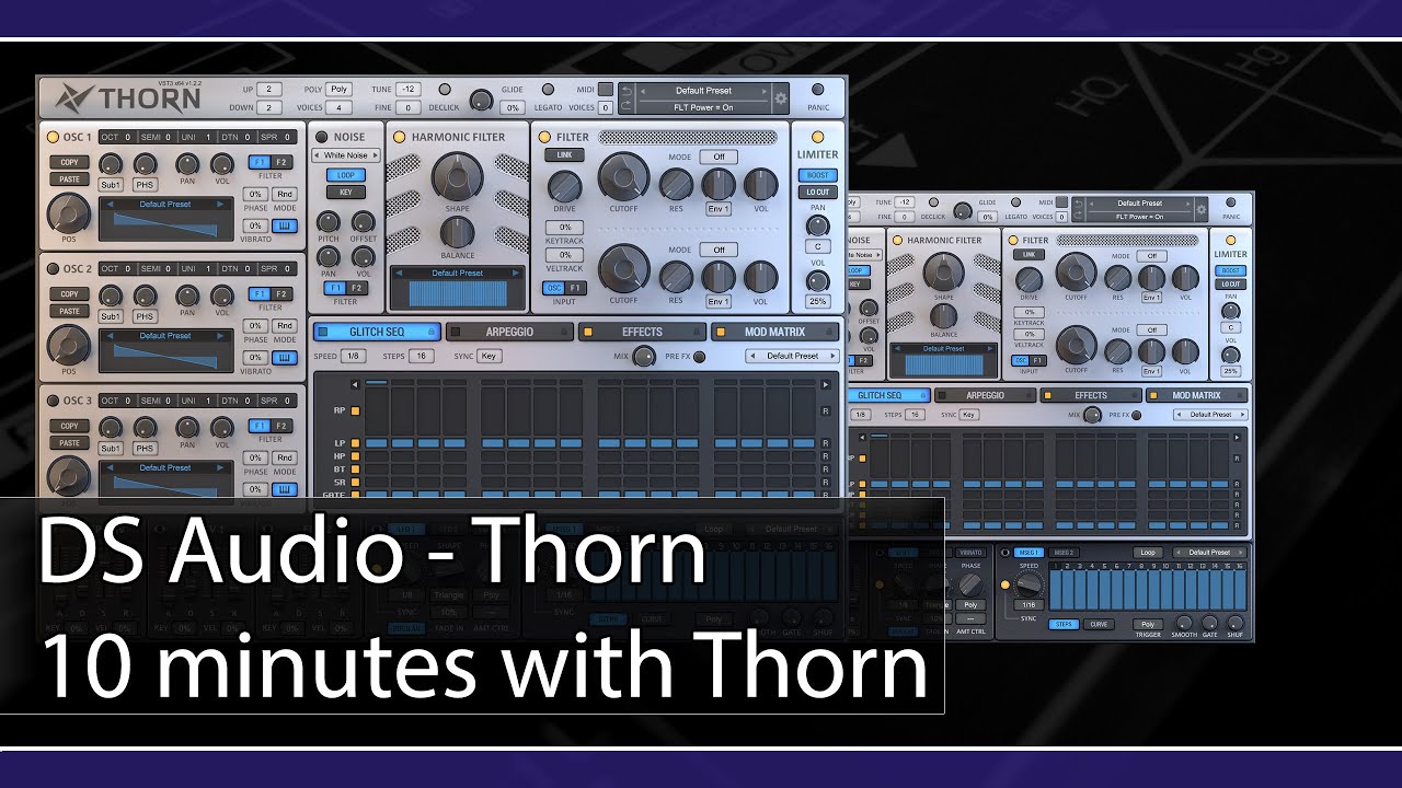 10 minutes with DS Audio Thorn (preset demo) - YouTube