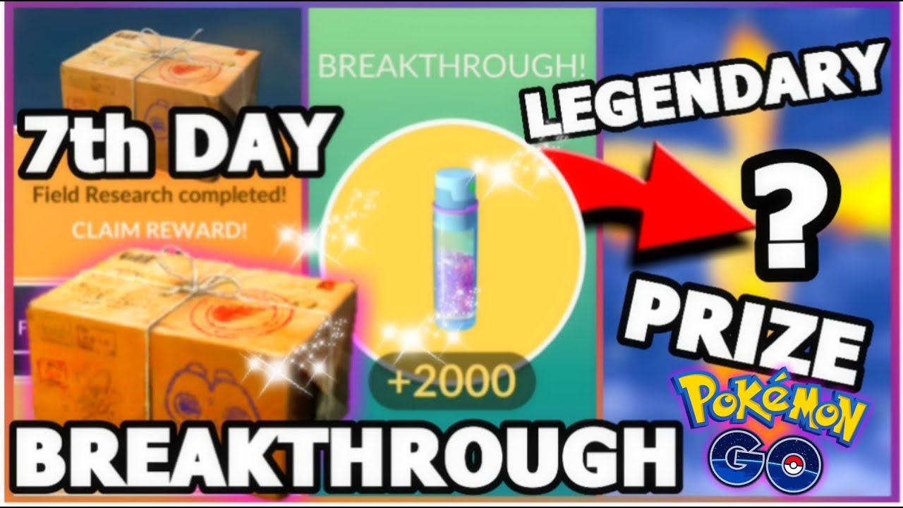 POKEMON GO 7th DAY QUEST BREAKTHROUGH LEGENDARY PRIZE | SNEASEL RAID ...