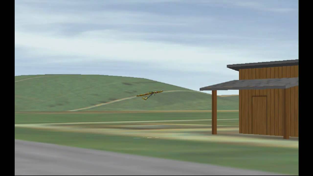 [HD] FMS Flight Simulator - Aerobird Swift RC Remote Control Airplane ...