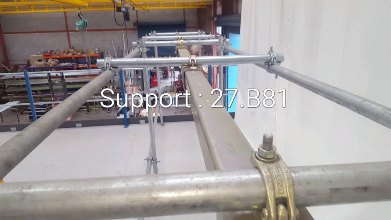 Niko Scaffolding Runway System - YouTube