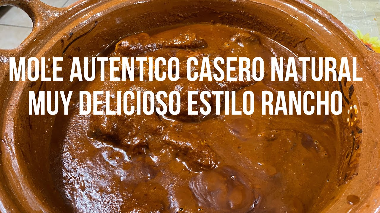 🔴!Prepara en casa el mole natural 100% casero - YouTube