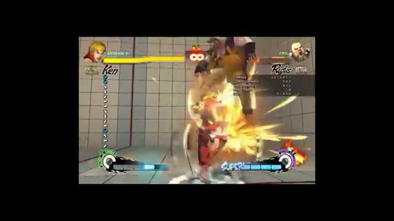 USF4 Ken combo omega mode - YouTube