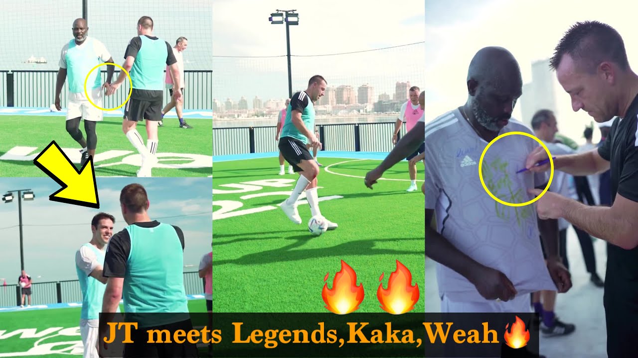 John Terry meets Kaka,George Weah and Football Legends in Qatar World ...