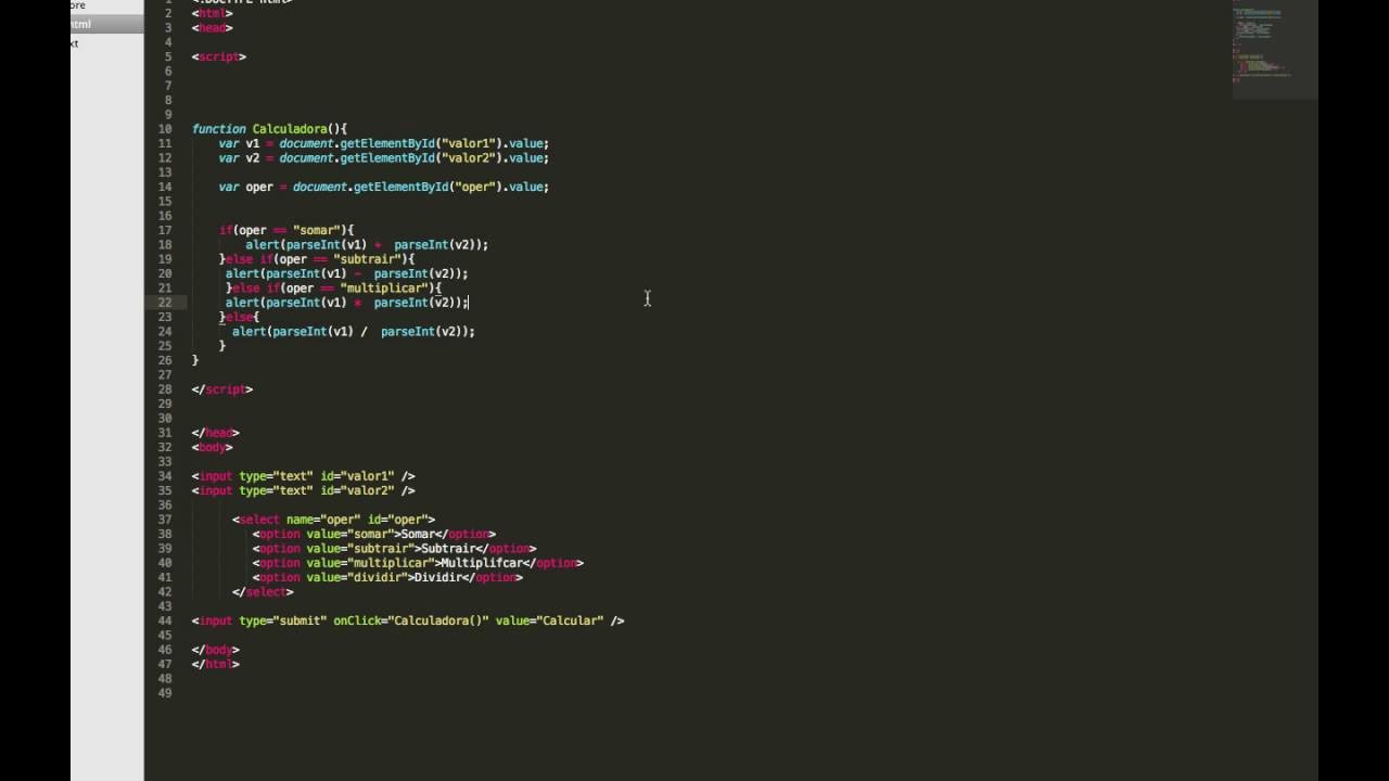 JavaScript - Iniciantes (Calculadora) - YouTube