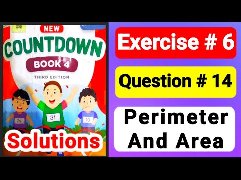 countdown book 4 unit 6 |perimeter & area |countdown4 ex 6 q14|new ...