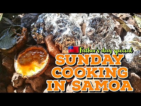 SUNDAY COOKING IN SAMOA | FATHERS DAY SPECIAL | SAMOA 🇼🇸 | FOOD ...