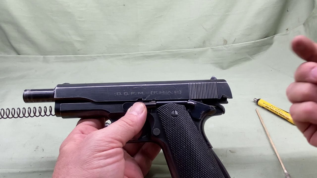1911 Series Slide Reassembly and Installing on Lower Frame - YouTube