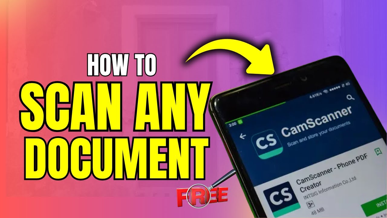 How to Scan a Document with CamScanner (Step-by-Step Guide) - YouTube
