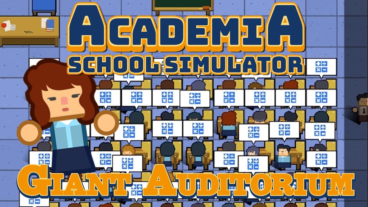 Building a Huge Classroom - Academia: School Simulator Gameplay (School ...